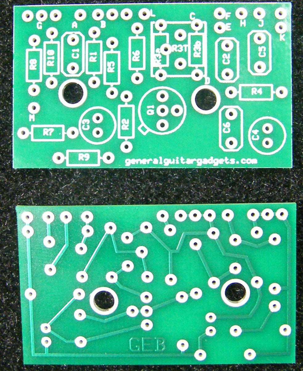 DALLAS ARBITER™ RANGMASTER™ REPLICA RTS PCB – General Guitar Gadgets